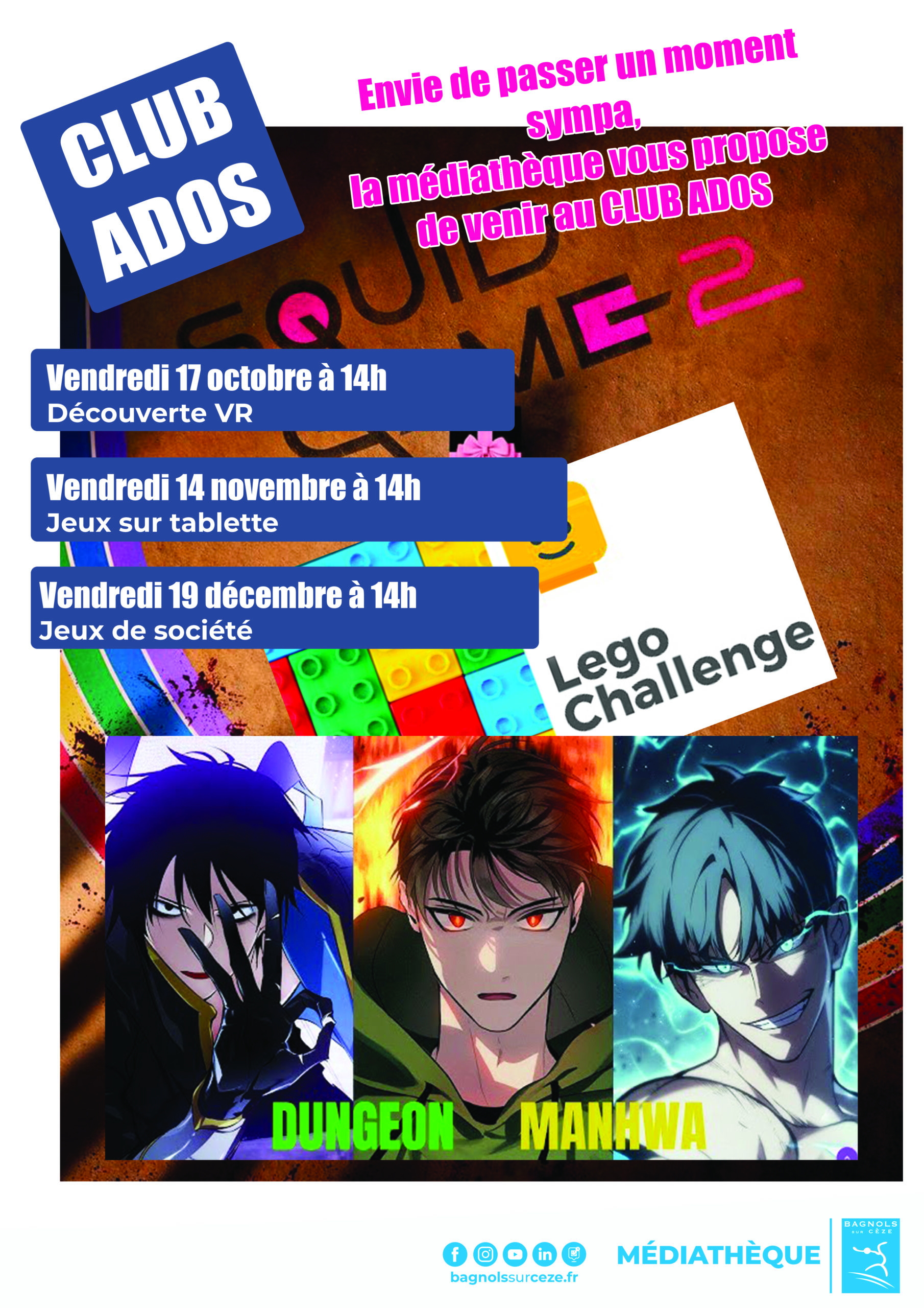 Club Ados - Le site officiel de l'Agglomération du Gard rhodanien